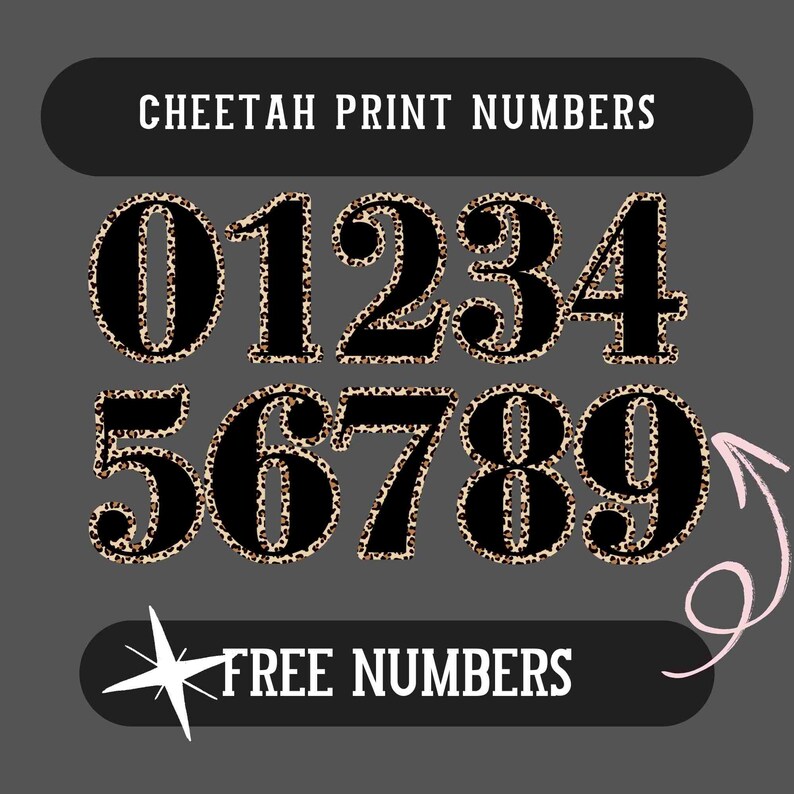 Leopard Alphabet PNG Cheetah Print Letters Bold Animal Print Font ...