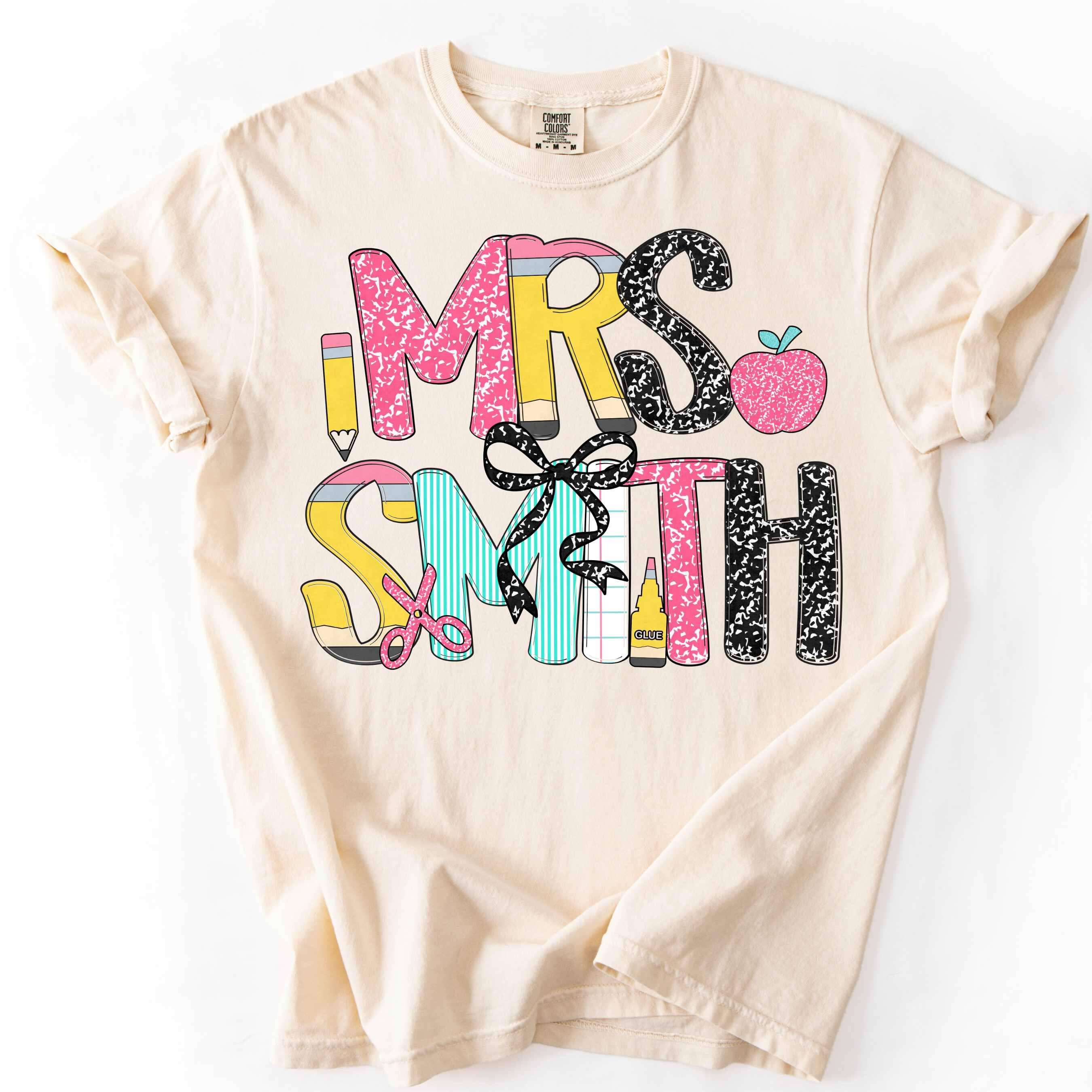 Preppy Back to School Alpha PNG 5 Sets Cute Teacher Gift Letters ...