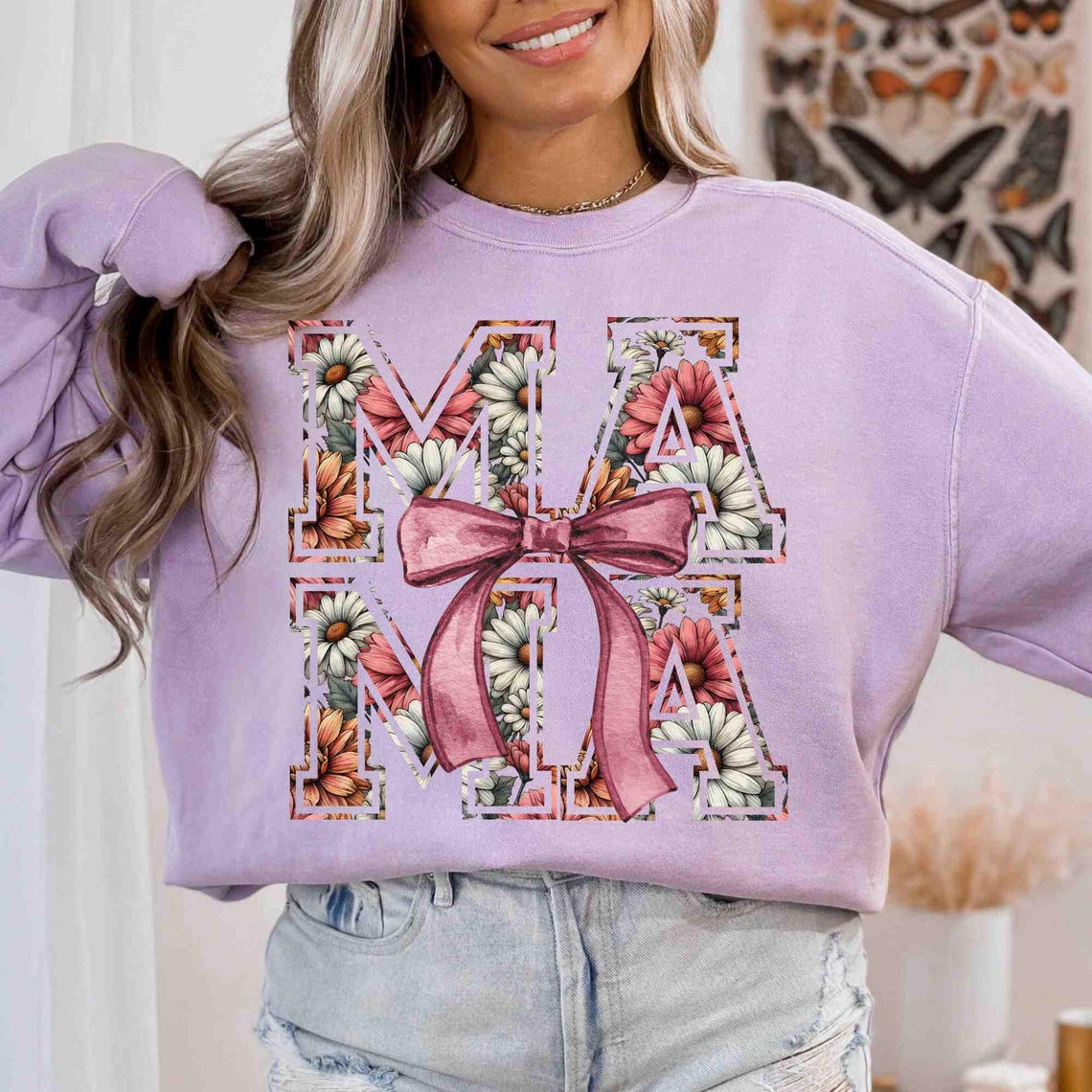Varsity Letters Floral PNG Spring Daisy Monogram Font Easter Alphabet ...
