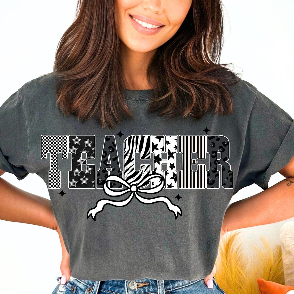 Checker Stars Alpha Set Png 6 Style School Spirit Letters Sports ...