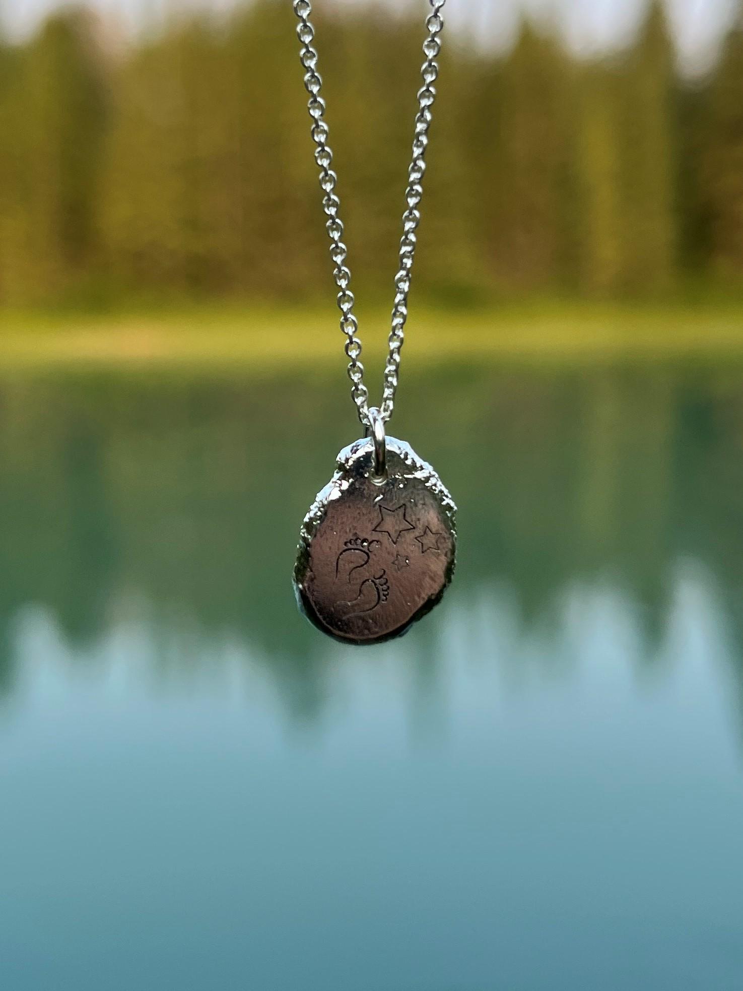 Custom Engraved Solid Silver Nugget - Etsy