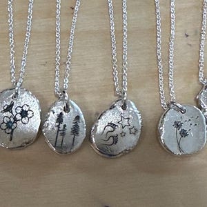 Custom Engraved Solid Silver Nugget - Etsy