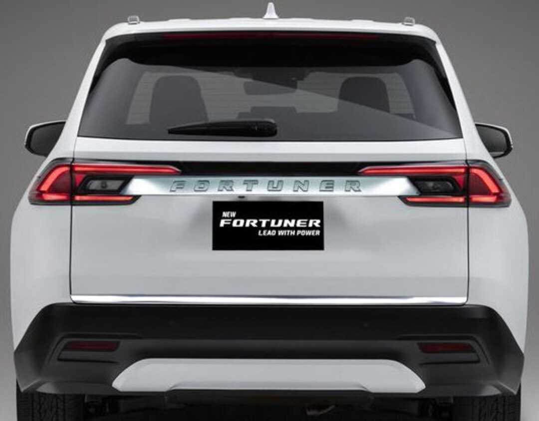 Toyota Fortuner Chrome Trunk Trim Tailgate Accent Premium Car Rear ...