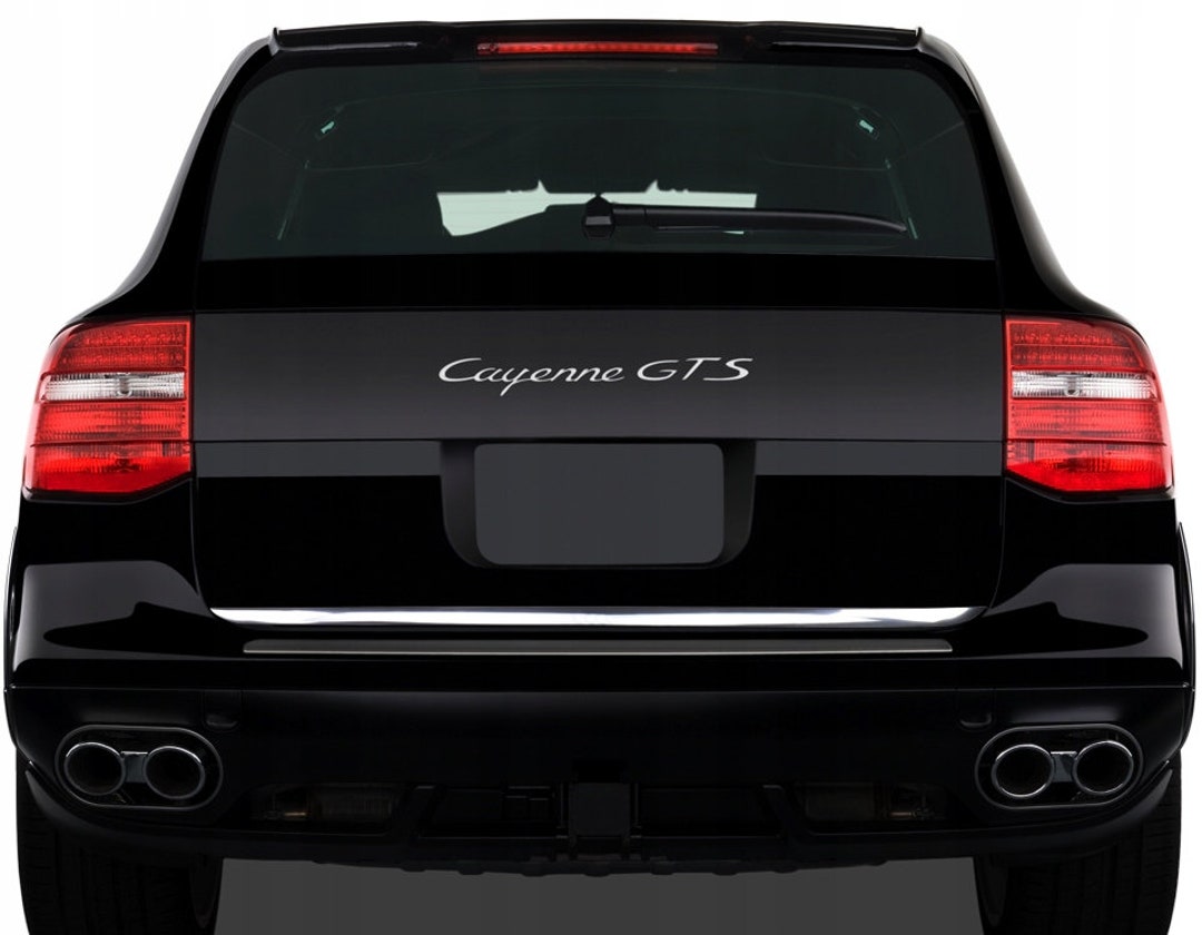 Porsche CAYENNE I Chrome Trunk Trim Tailgate Accent Premium Car Rear ...