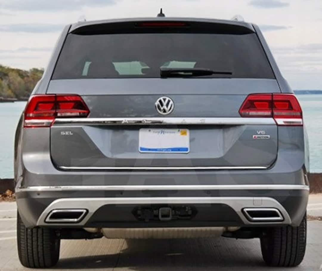 VW Atlas 2016 Chrome Trunk Trim Tailgate Accent Premium Car Rear Detail ...