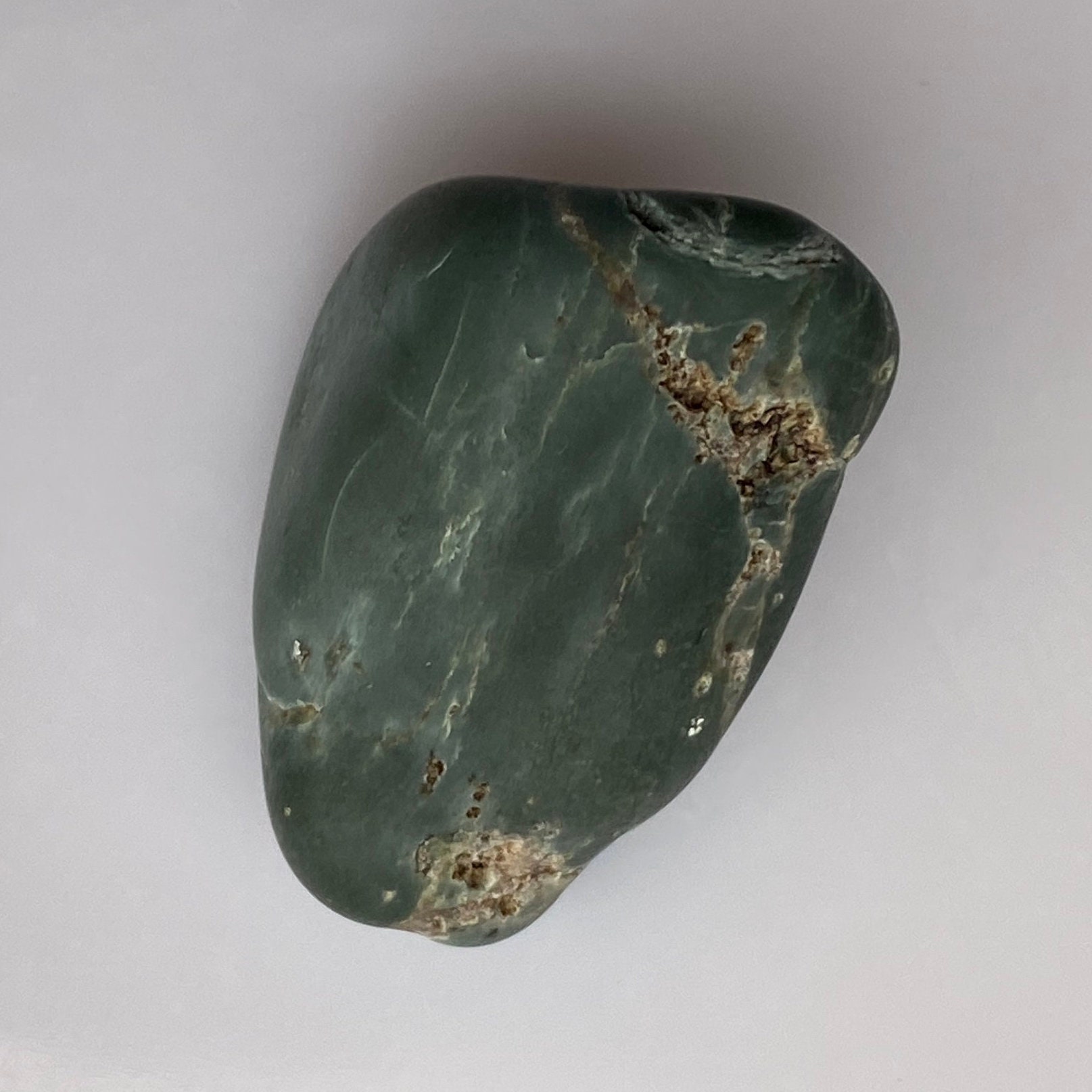Washington Blue Nephrite Jade Pebble - Etsy