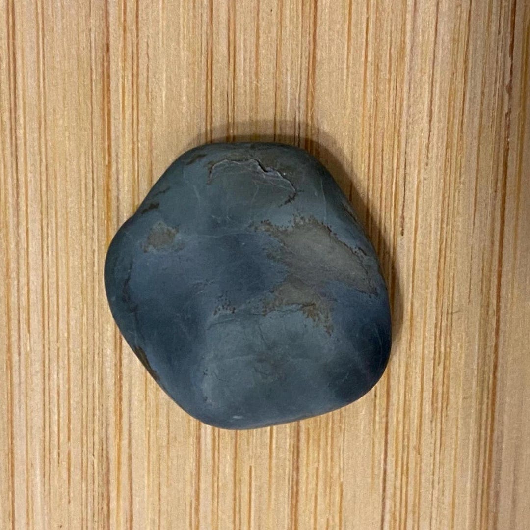 Blue Nephrite Jade Stone Pebble - Etsy