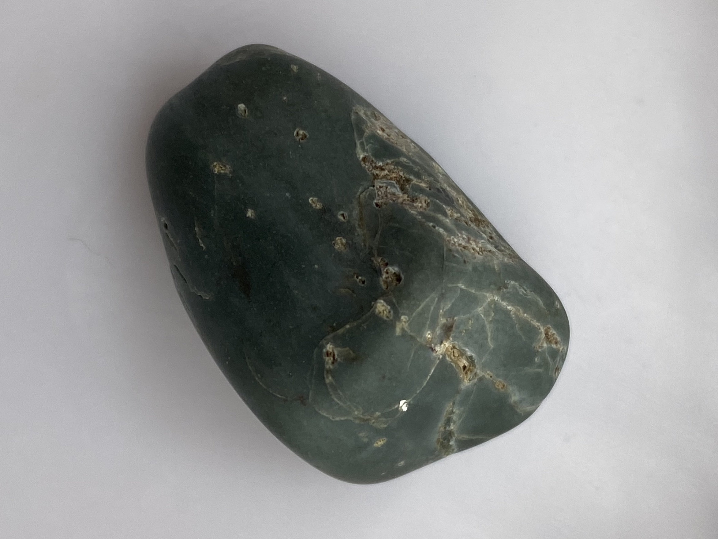 Washington Blue Nephrite Jade Pebble - Etsy