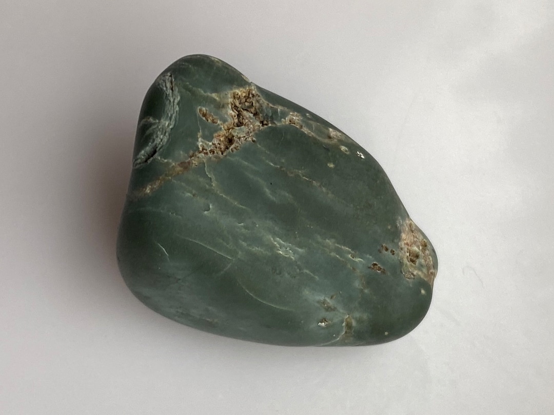 Washington Blue Nephrite Jade Pebble - Etsy
