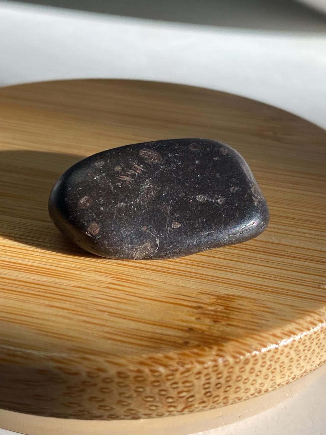 Purple Nephrite Jade Pebble Stone - Etsy