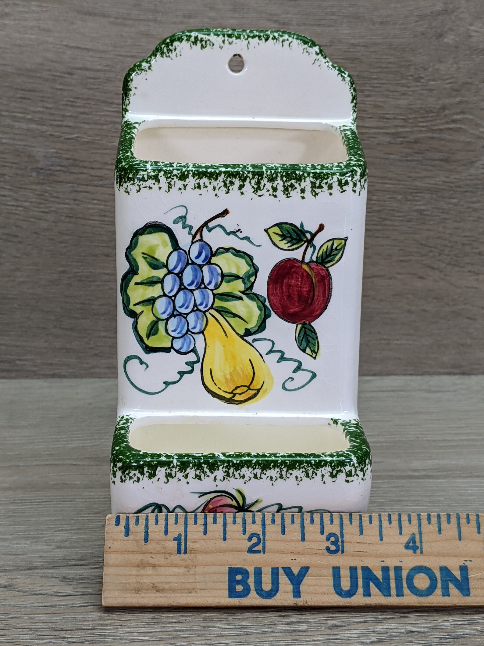 Vintage Ceramic Matchbox Wall Pocket, Match Holder, Made in Japan ...