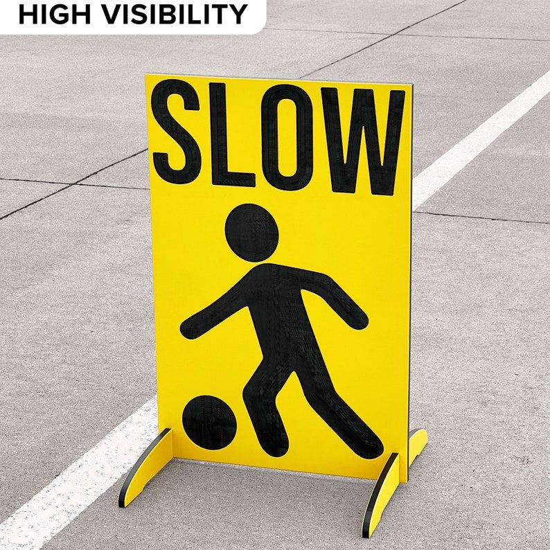 Premium 'slow' Kids at Play Sign for Street 16 X 24 Weather Resistant ...