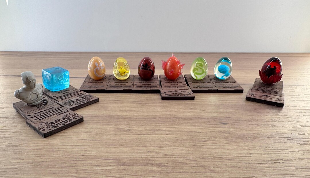 Carte FanArt à collectionner Dofus Wakfu Nox Eliacube, ornement, cadeau ...