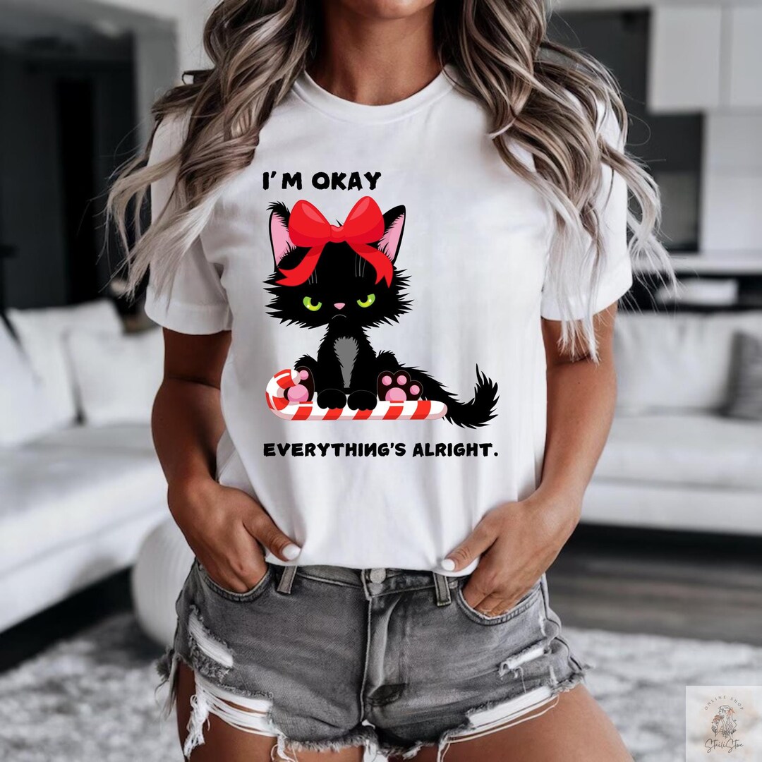 Funny Cat Svg, I'm Fine Everything is Fine Cat Svg Principal Gift for ...