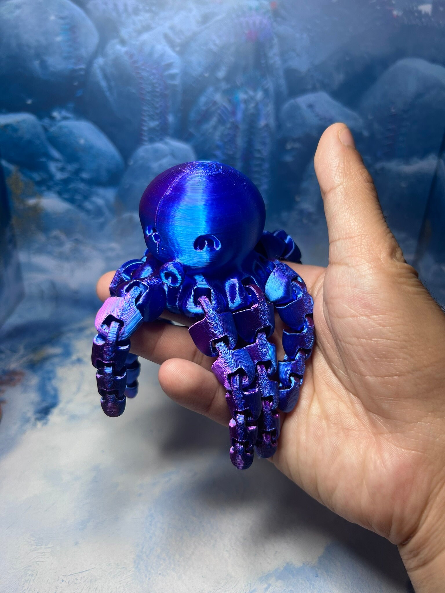 3D Printed Articulated Octopus - Flexible, Lifelike, and Customizable ...