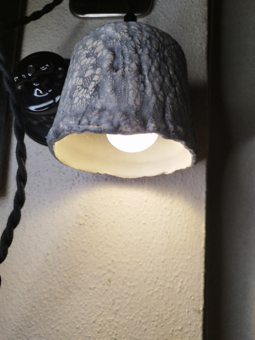 Ceramic Suspension, Portable, Bell Shape, Gray PM - Etsy