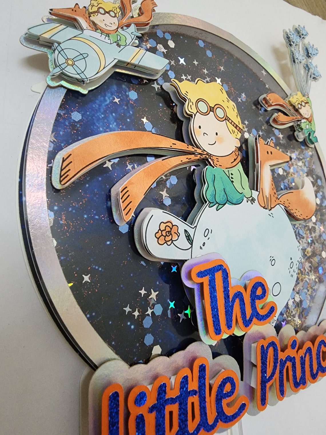 The Little Prince Cake Topper Little Prince and Fox Cake Topper El ...
