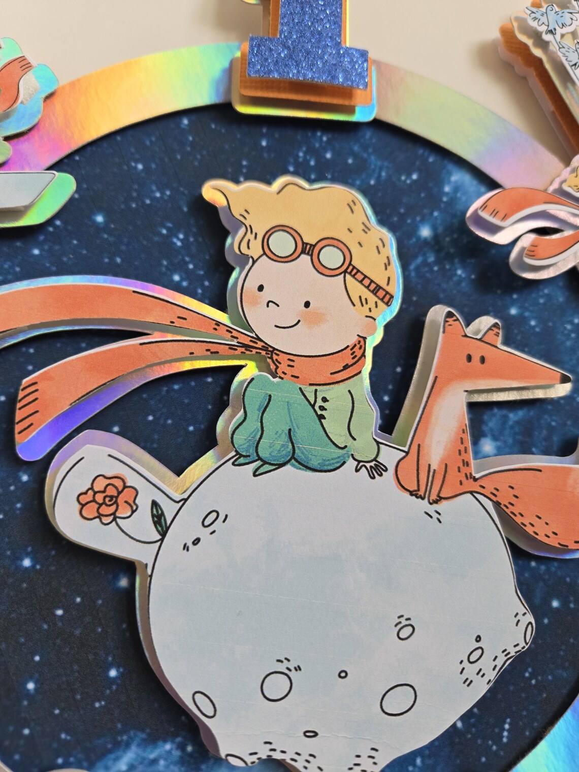 The Little Prince Cake Topper Little Prince and Fox Cake Topper El ...
