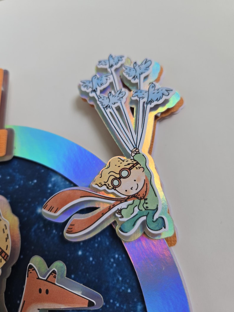 The Little Prince Cake Topper Little Prince and Fox Cake Topper El ...