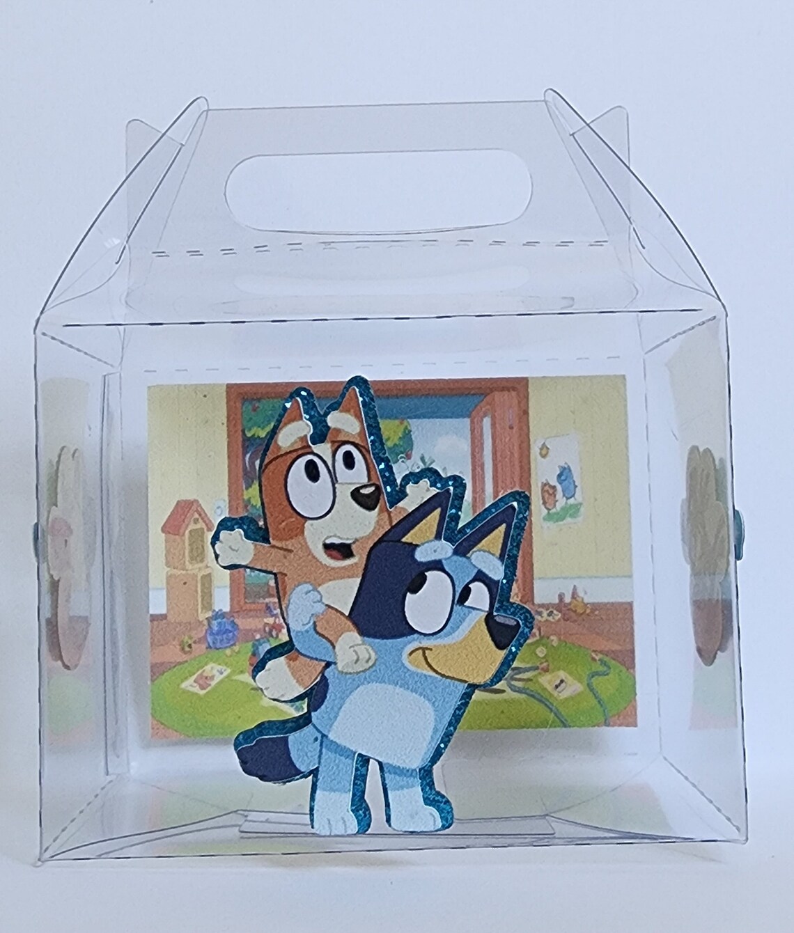 Bluey Acetate Gable Box Bluey Favor Box Bluey and Bingo Birthday Box ...