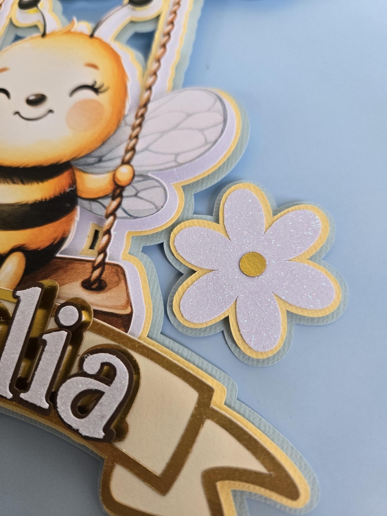 Bee Cake Topper Bumblebee Cake Topper Little Bee Cake Topper Bee-utiful ...