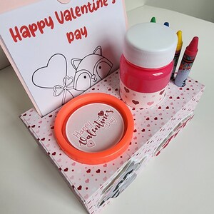 Valentine's Day Activity Box for Kids Valentine's Day Favor Box ...