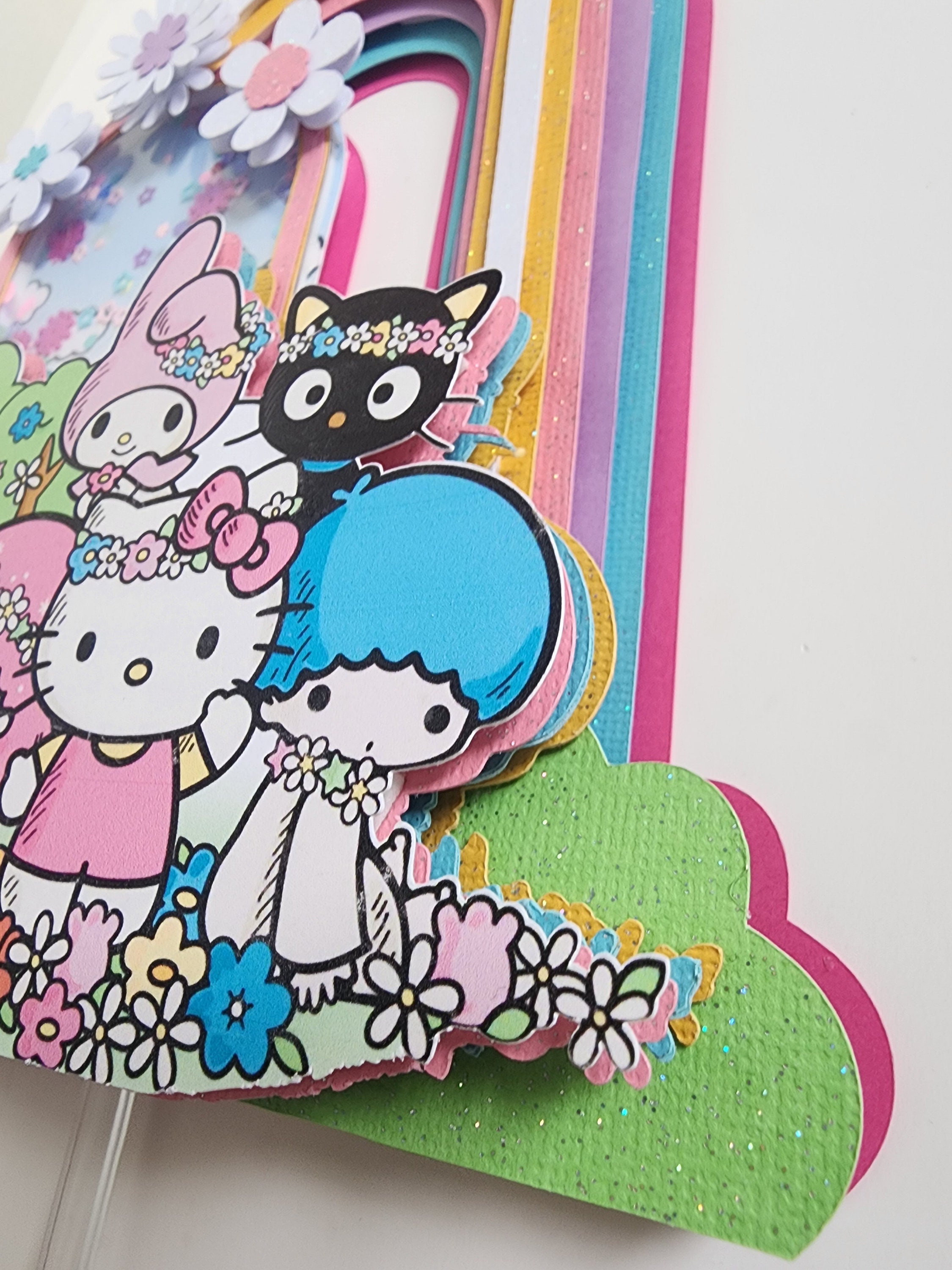 Hello Kitty and Friends Cake Topper Sanrio Friends Cake Topper Hello ...