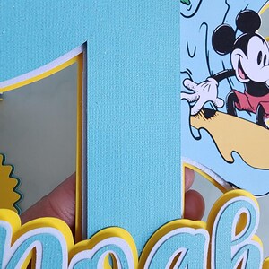 Summer Mickey Cake Topper Surfer Mickey Birthday Mickey First Birthday ...