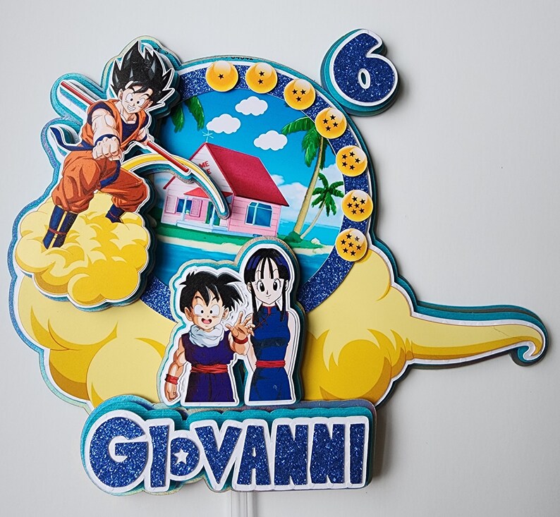 Dragon Ball Cake Topper Dragon Ball Birthday Dragon Ball Party Dragon ...