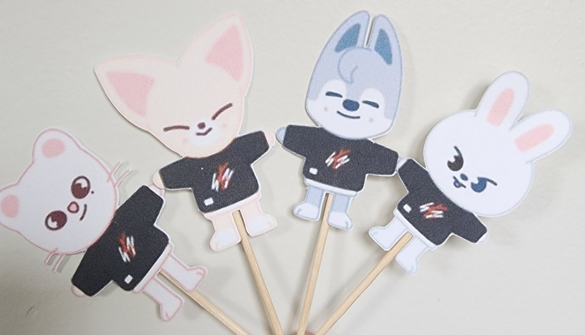 Stray Kids Skzoo Cupcake Toppers, Skzoo Cupcake Topper, Stray Kids ...