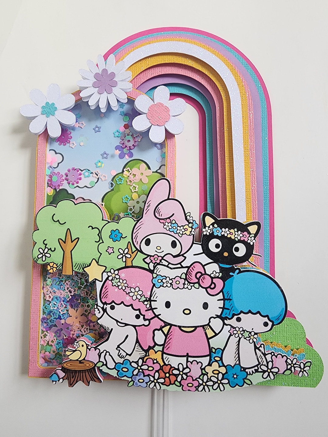 Hello Kitty and Friends Cake Topper Sanrio Friends Cake Topper Hello ...