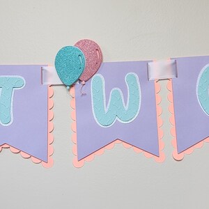 Bluey Two Banner Bluey Banner Bluey Pendant Banner Bluey Birthday Bluey ...