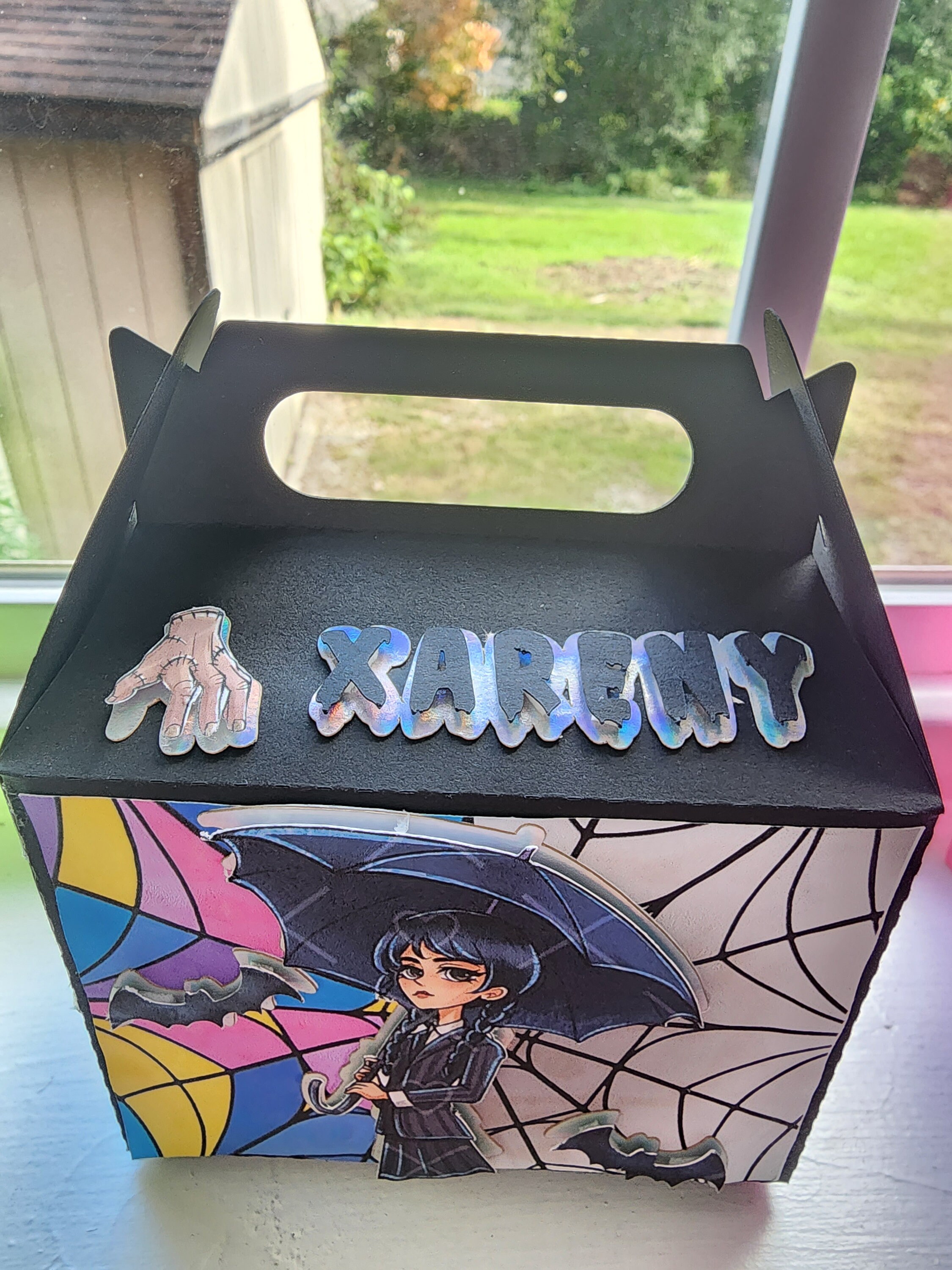 Wednesday Treat Box Wednesday Favor Box Wednesday Addams Candy Box ...