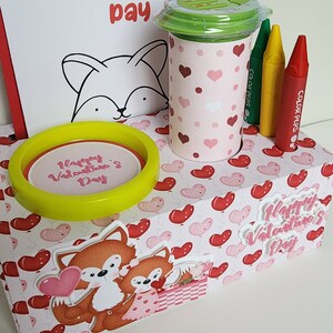 Valentine's Day Activity Box for Kids Valentine's Day Favor Box ...