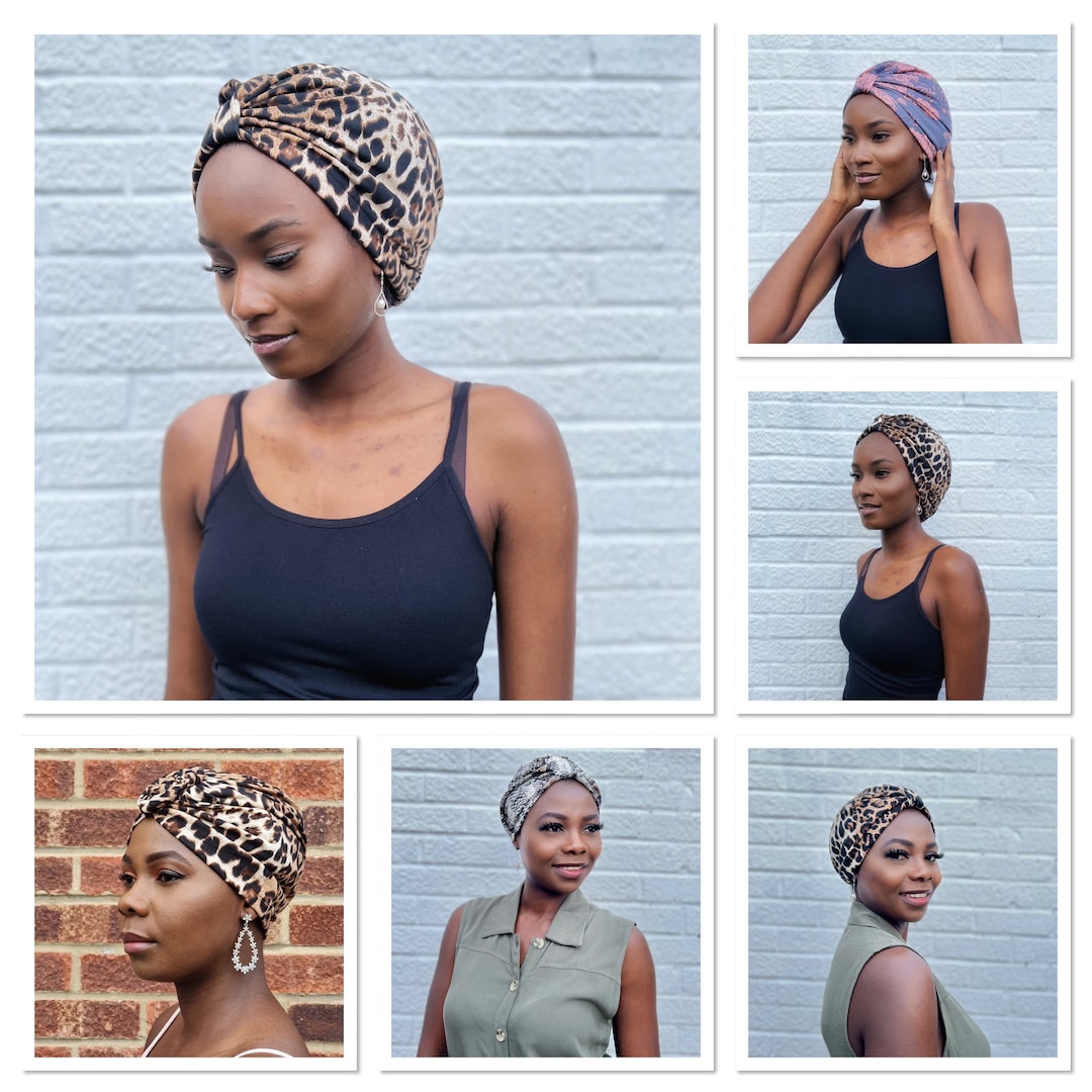 Limited Edition Slip on Satin Lined Turban, Party, Satin, Bonnet ...