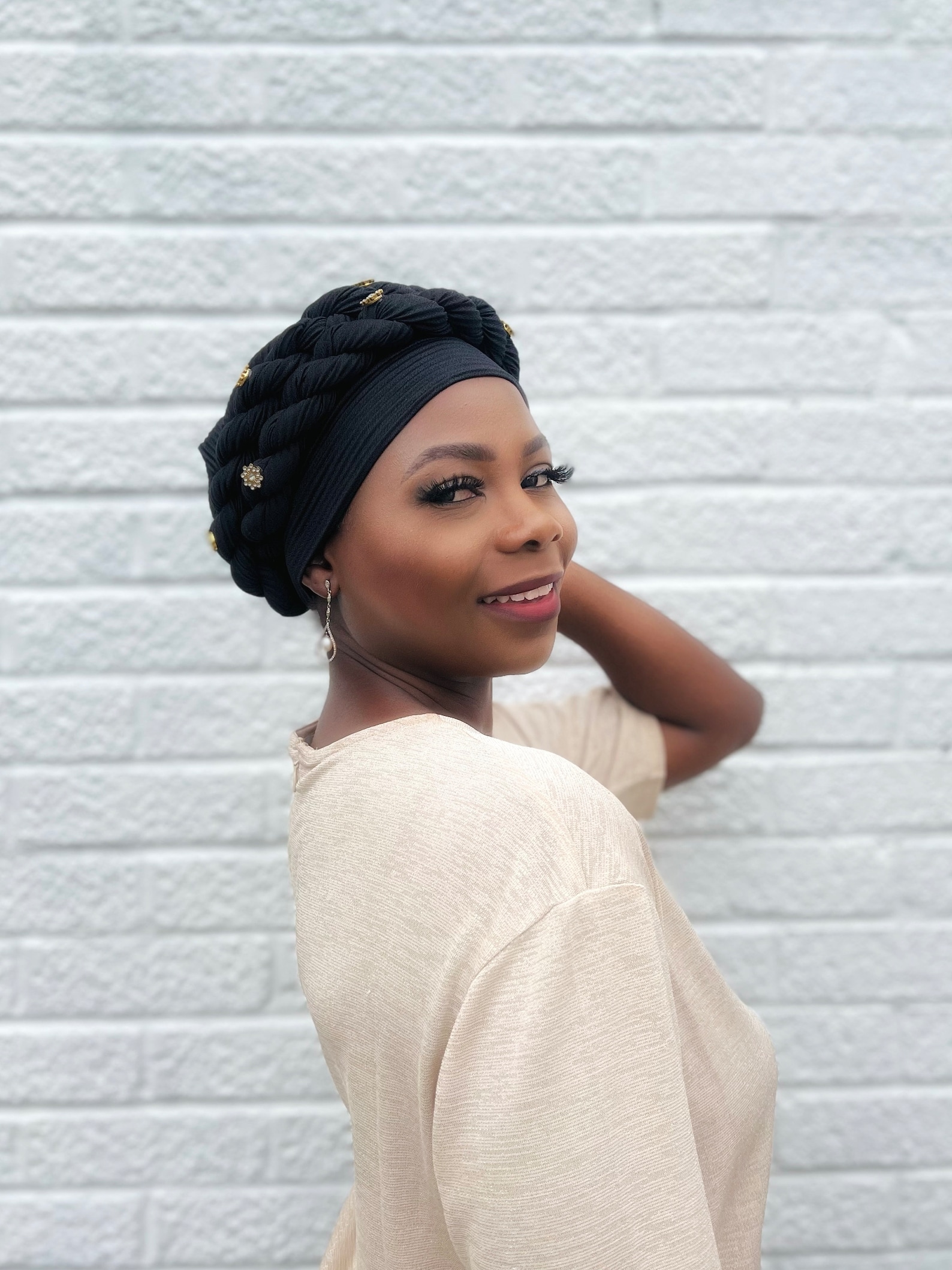 Luxury Braided Turban Wrap, Headwrap, Braid, Wraps, Hair , Party - Etsy