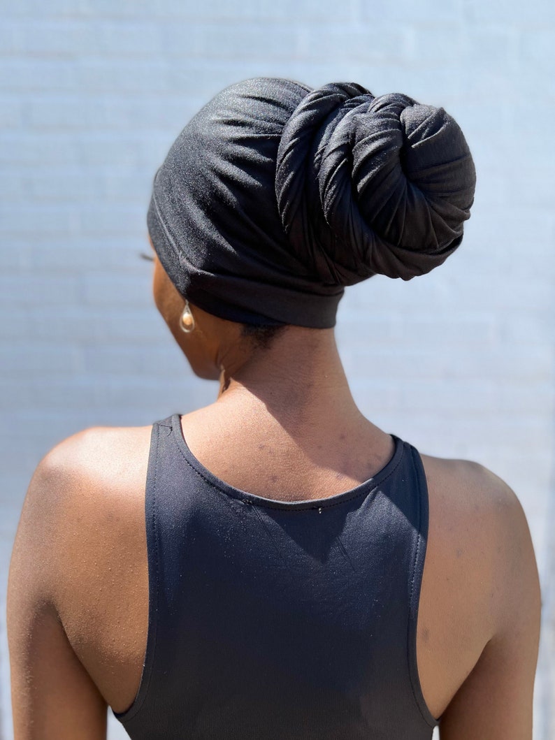 PRE-TIED HEADWRAP/ Pre-tied Turban/boho Chic/ Turban/ Pre Tied Headwrap ...
