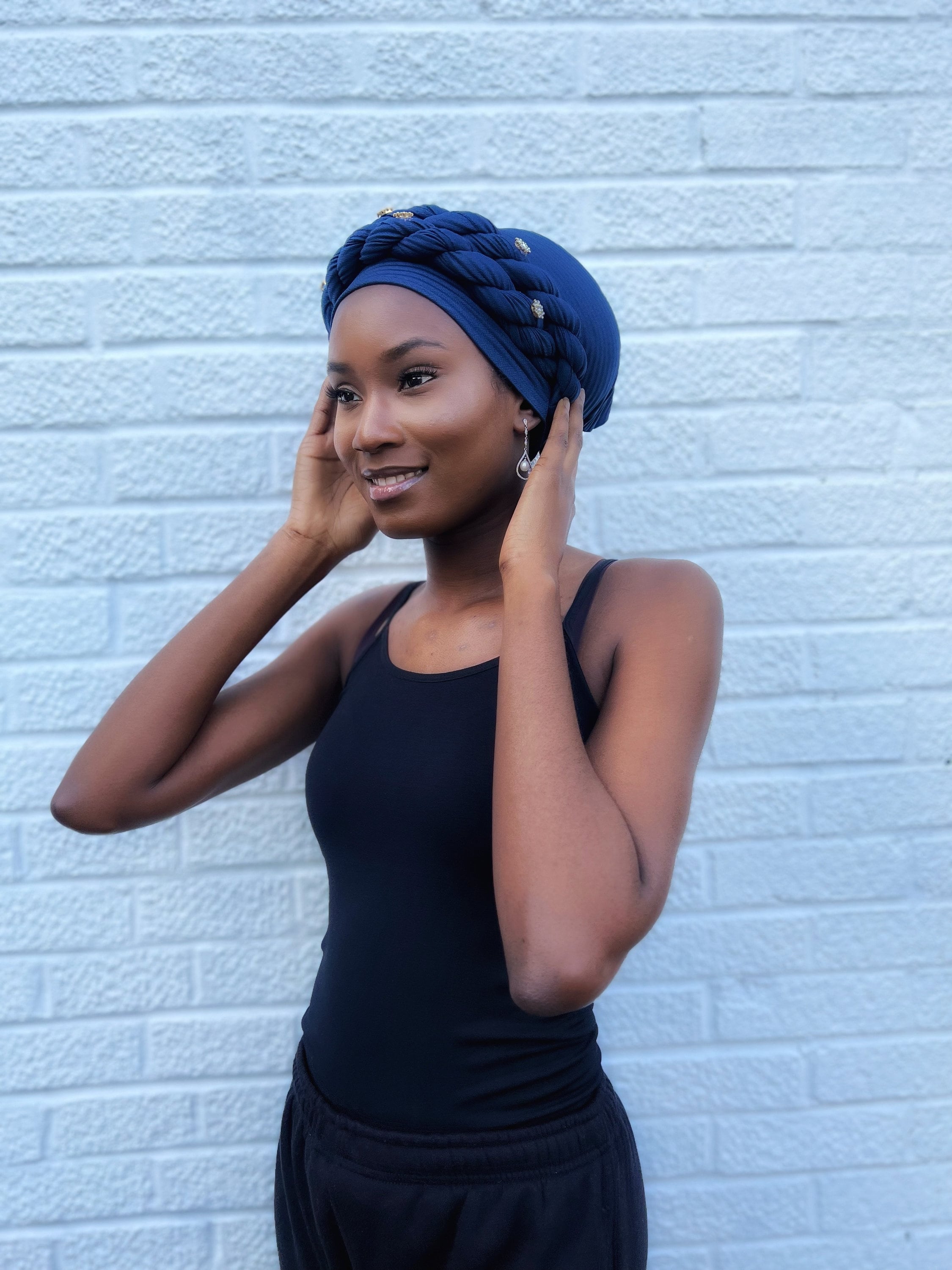 Luxury Braided Turban Wrap, Headwrap, Braid, Wraps, Hair , Party - Etsy