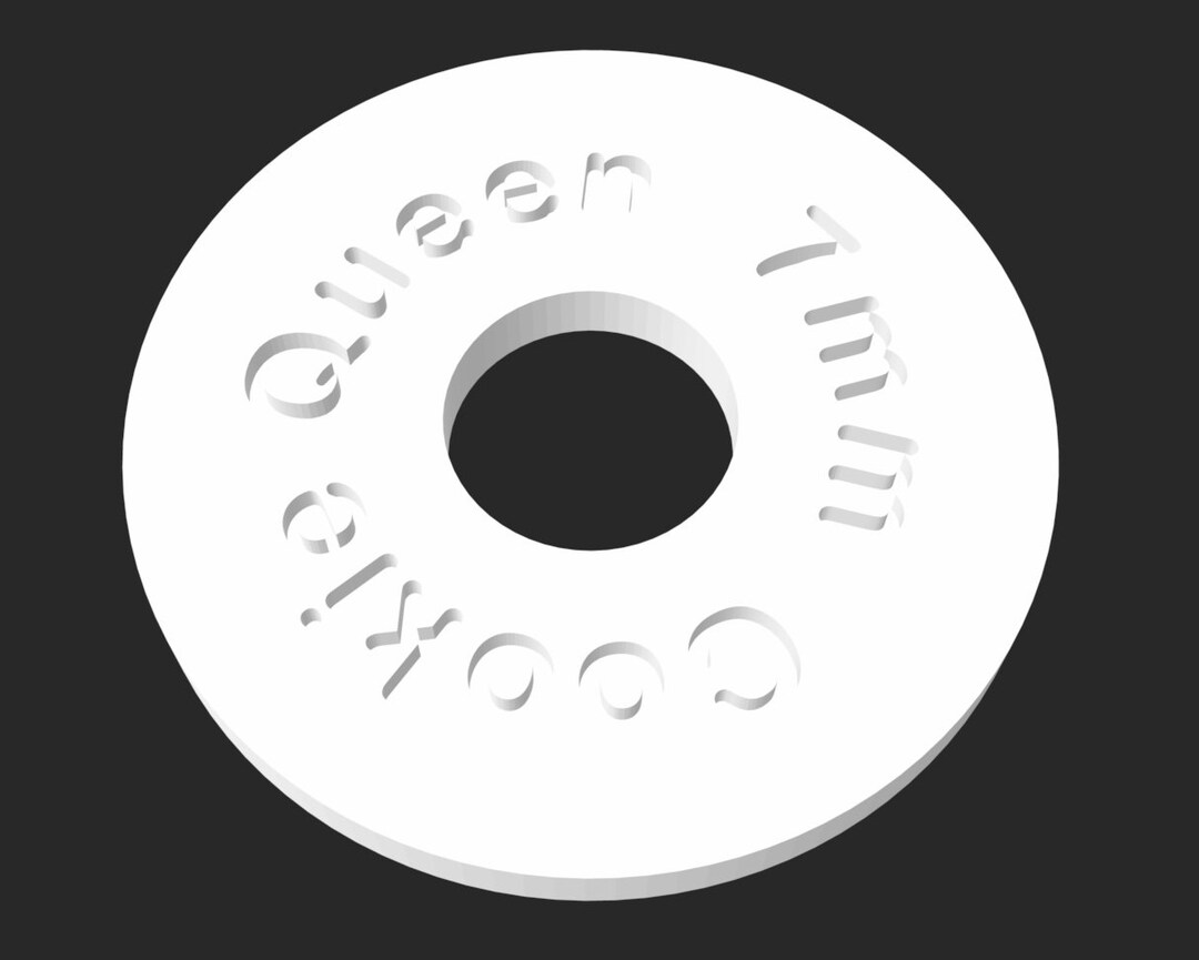 Cookie Queen Custom Rolling Pin Guards for 7mm Cookies for Metal Screw ...