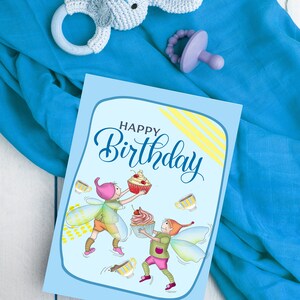 Baby Boys Birthday Card Tinker Bell Happy Birthday Greeting Card ...