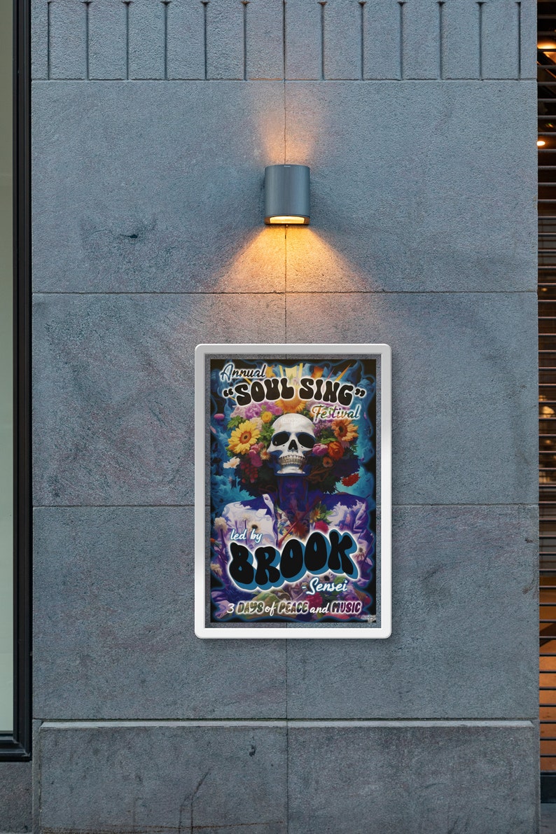 One Piece Brook Soul Sing Festival Poster Op Multiverse - Etsy