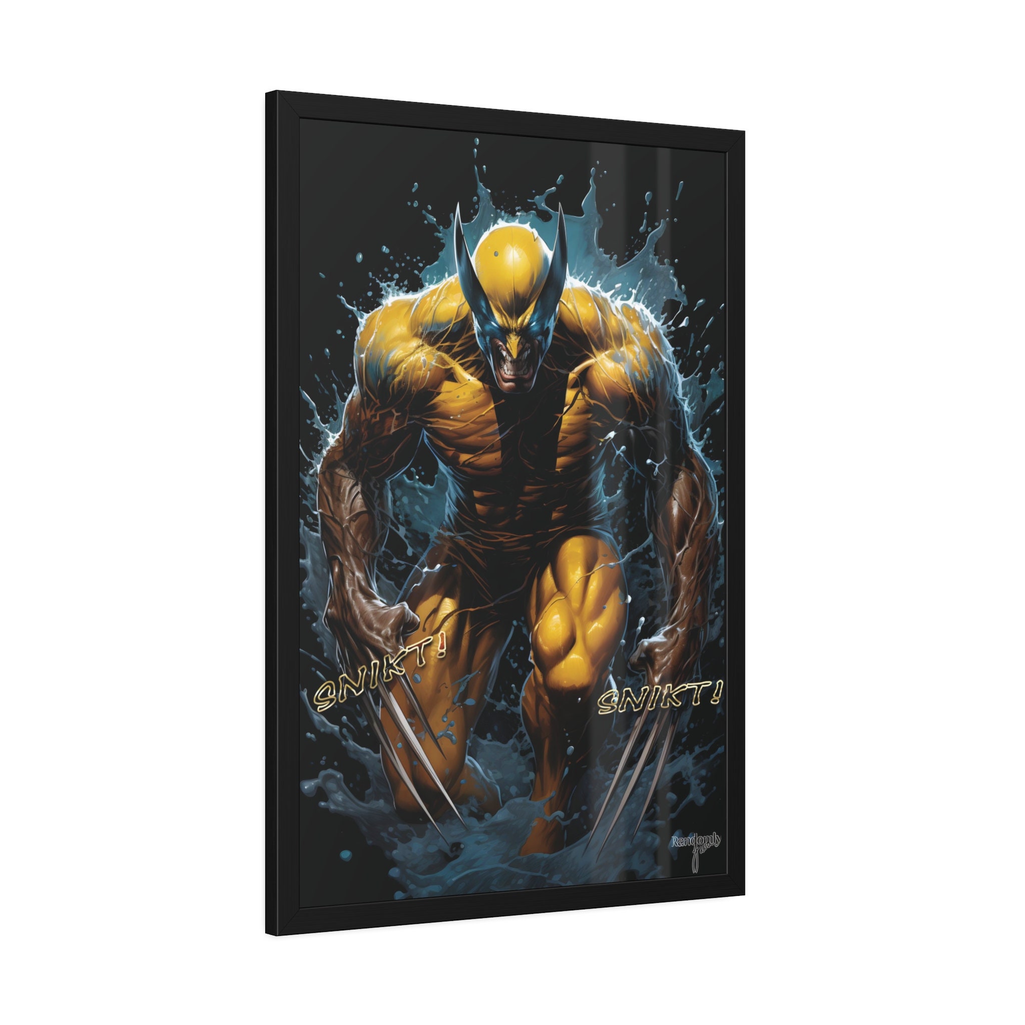 Snikt Wolverine Fan Art Poster, Canvas, Metal and Acrylic Prints - Etsy