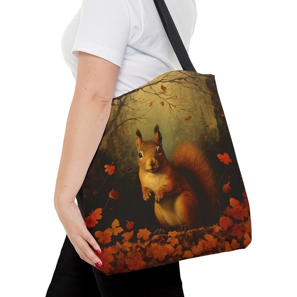 Squirrel Tote Bag - Etsy