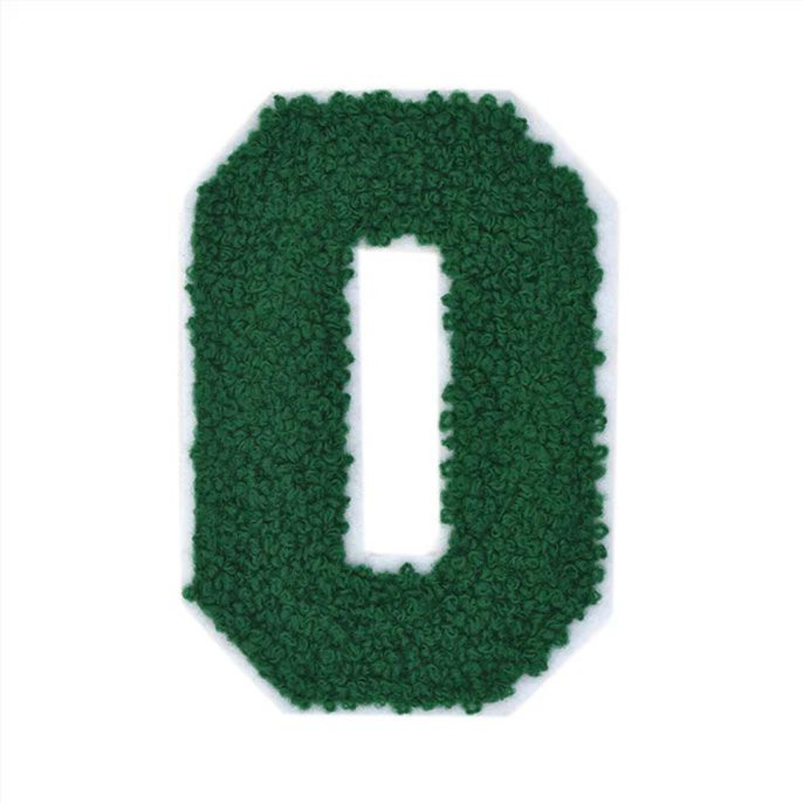 Green Varsity Number Letters Chenille Iron-on Patch - Etsy
