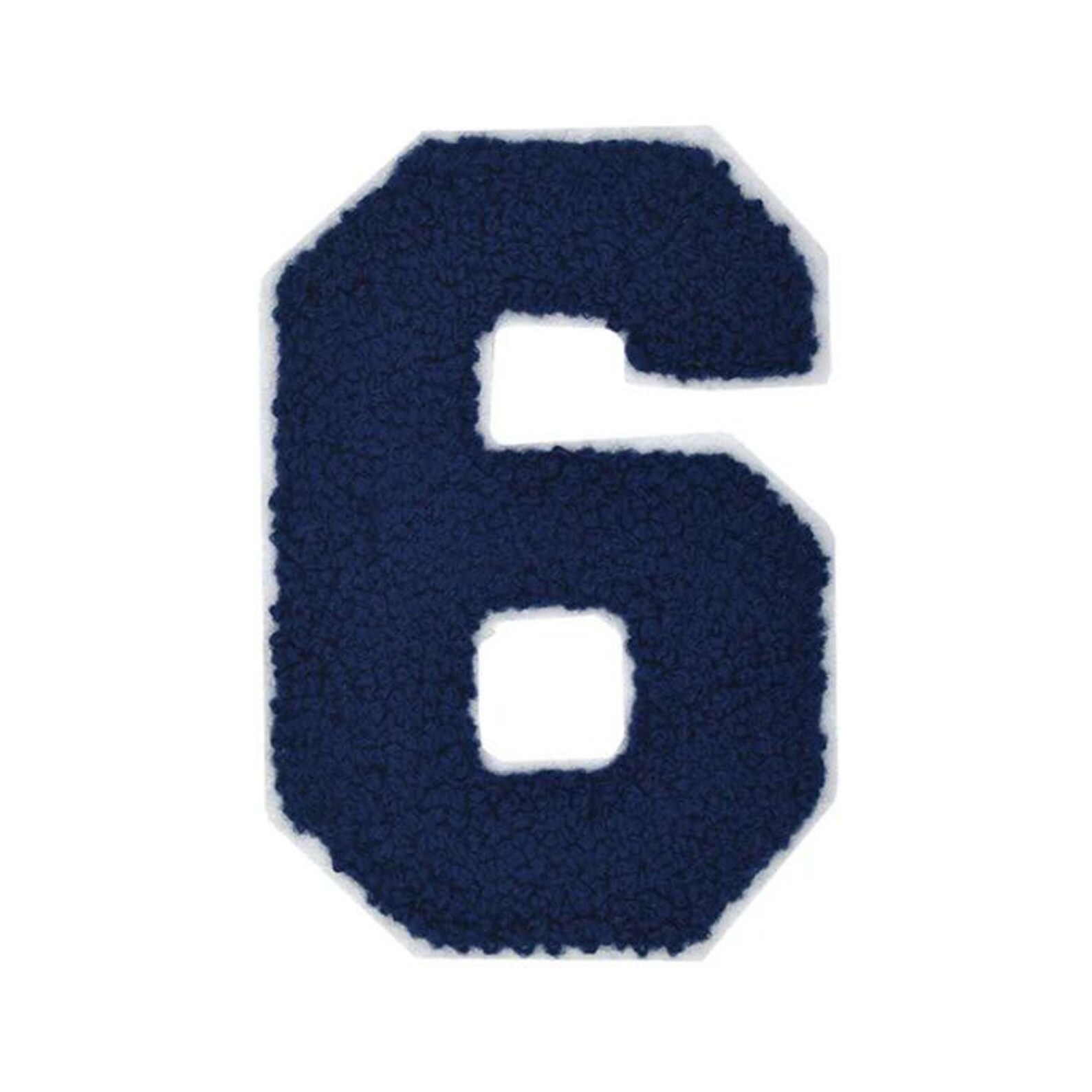 Navy Varsity Number Letters Chenille Iron-on Patch - Etsy