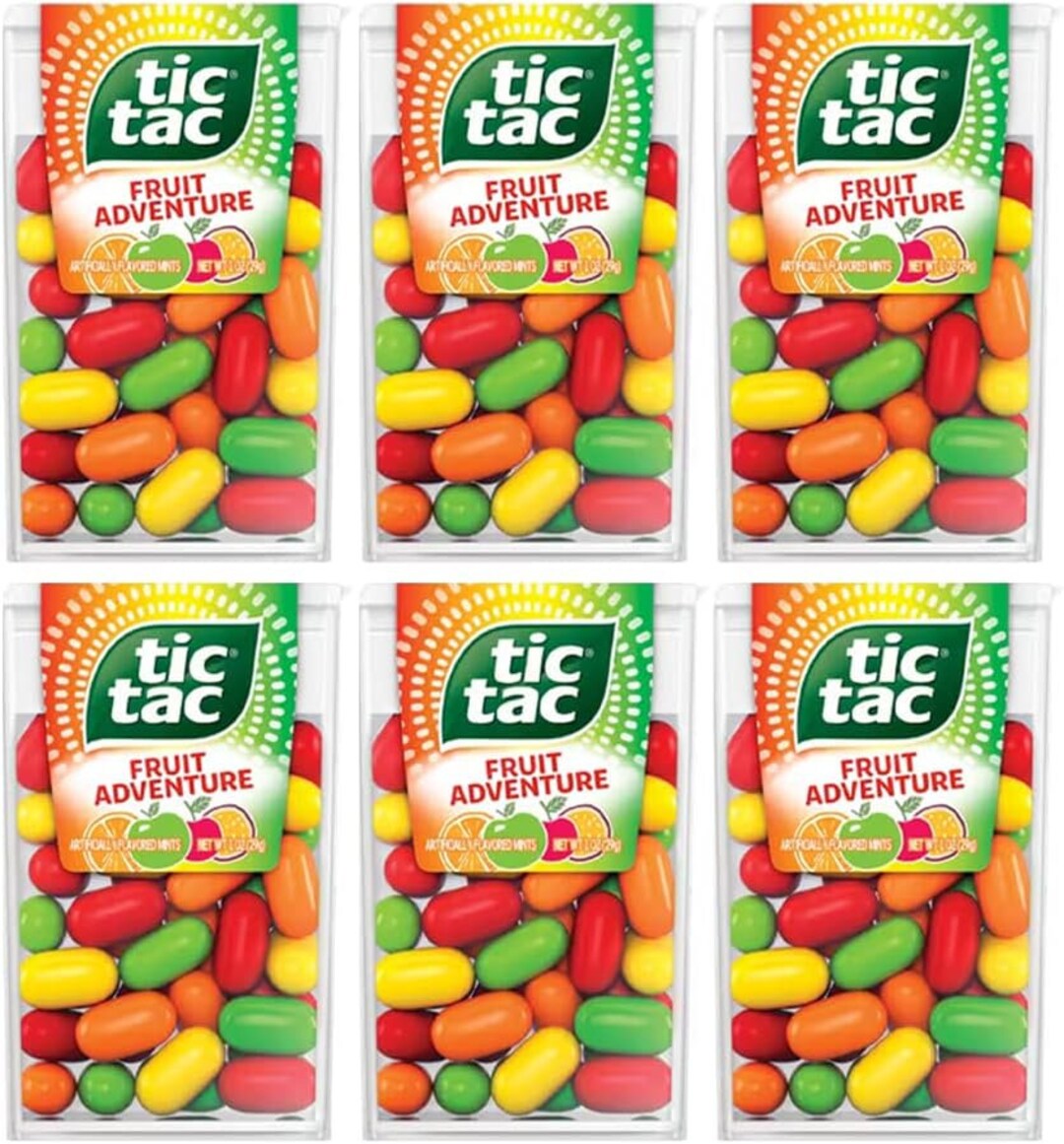 TIC TAC Fruit Adventure 6 Pack 6 X 18g Gluten Free - Etsy
