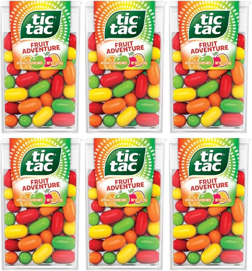 TIC TAC Fruit Adventure 6 Pack 6 X 18g Gluten Free - Etsy