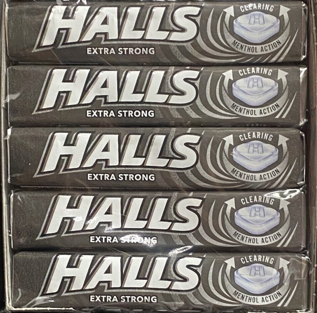 Halls Original Extra Strong Menthol 20 X 33.5g - Etsy