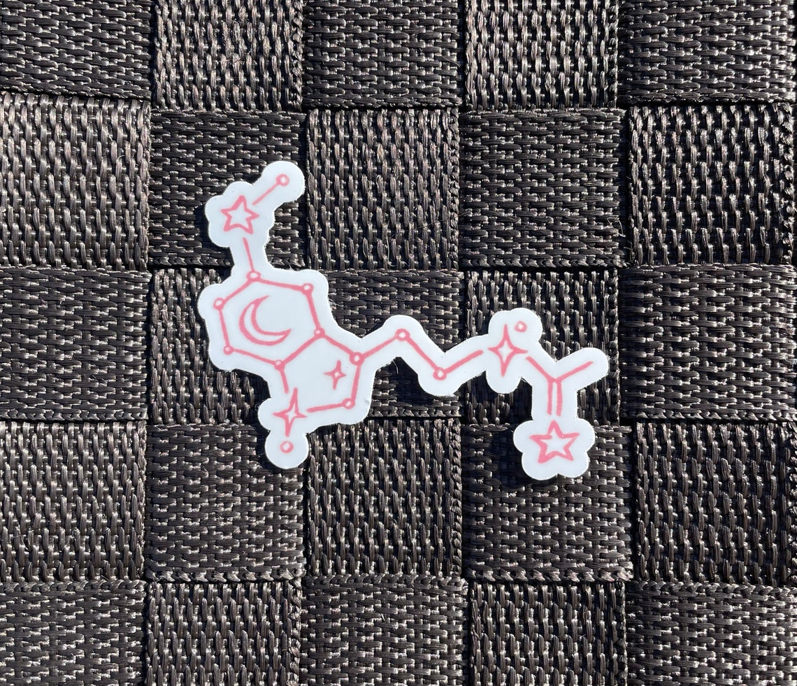 Melatonin Sticker, Hormone, Sleep, Medicine, Cute Moon and Stars ...