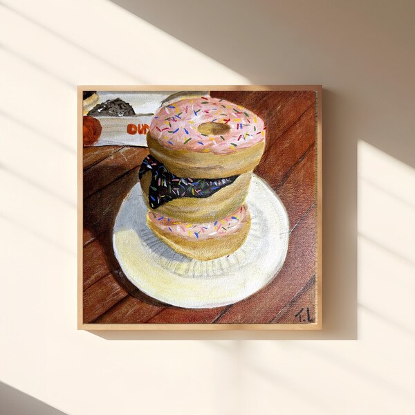 Donut Painting - Etsy